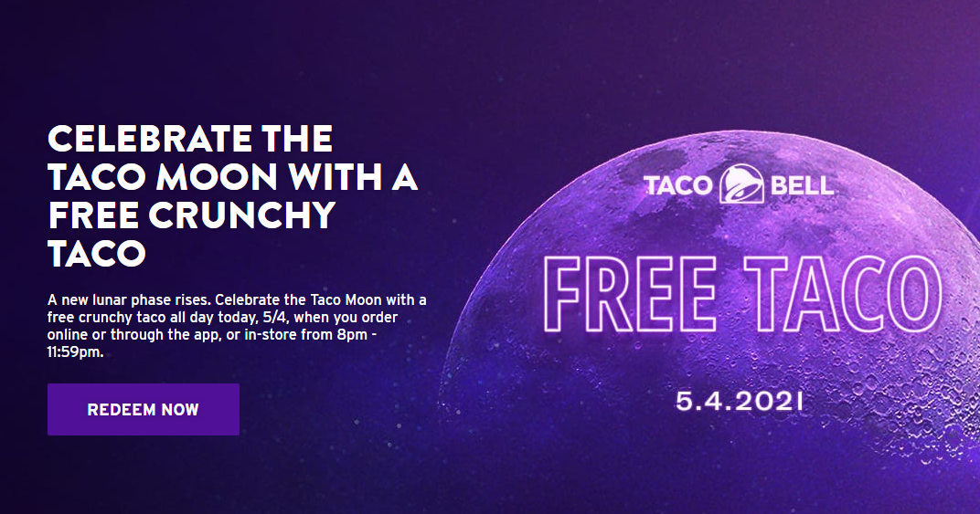 Here's how to get free Taco Bell to celebrate Tuesday's 'Taco Moon ...