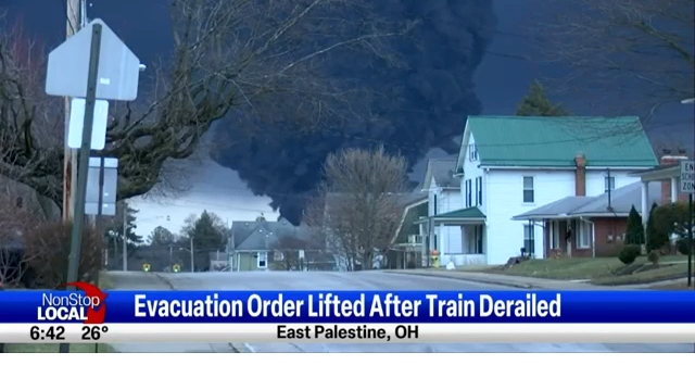 Evacuation order lifted for Ohio residents near train derailment ...