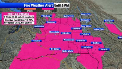 how cold for a red warning