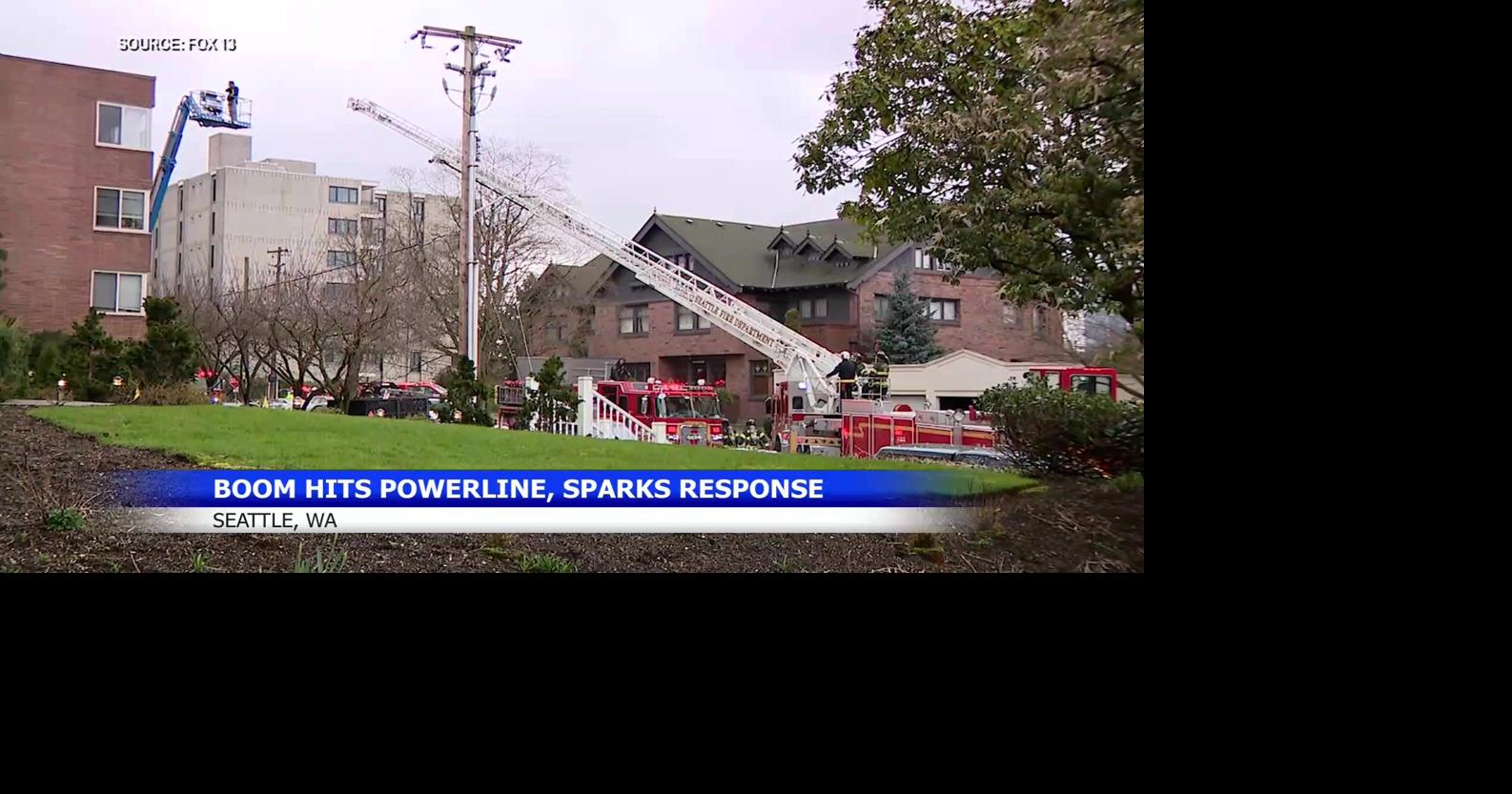 Electrical line worker rescued after powerline mishap in Seattle ...