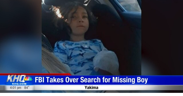 FBI takes over search for missing 4-year-old boy out of Yakima | Spokane News | khq.com