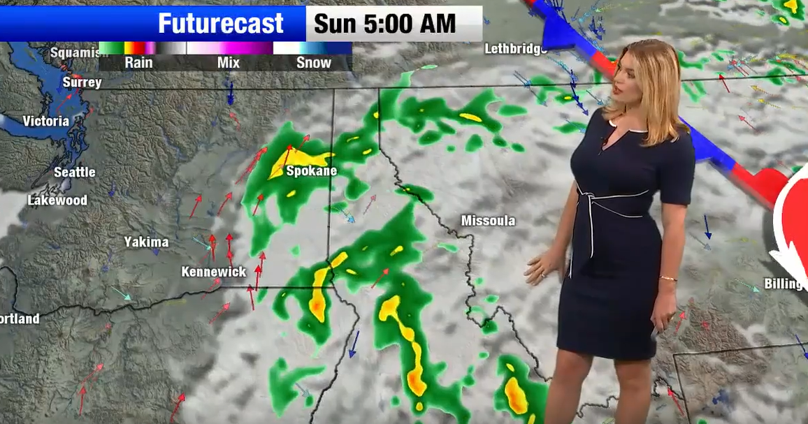 Chance of morning rain showers, widespread haze across Inland Northwest ...