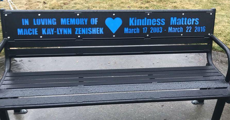 Kindness Matters: Buddy Bench honors memory of Spokane teen | Spokane ...