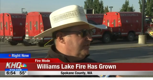 Williams Lake Fire now estimated at 1,600 acres, still not contained ...