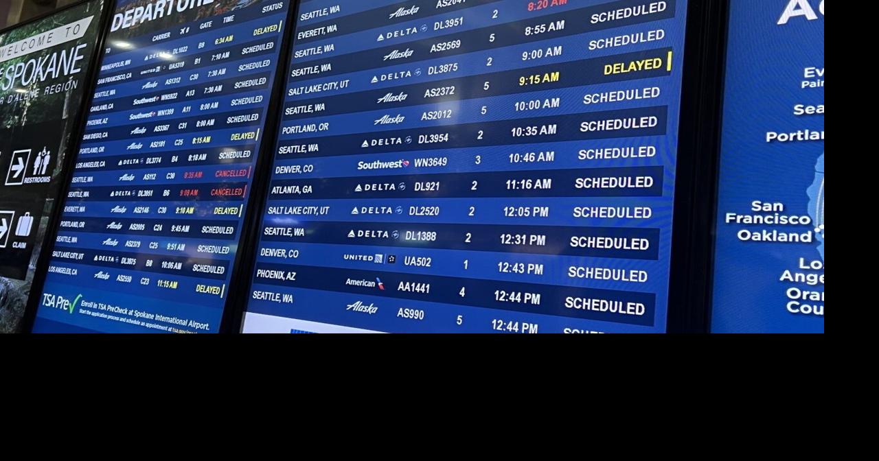 Vegas weather forces flight cancelations and delays | Spokane News ...