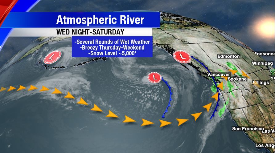 Atmospheric River Brings Wet Weather Rest of the Week | | khq.com