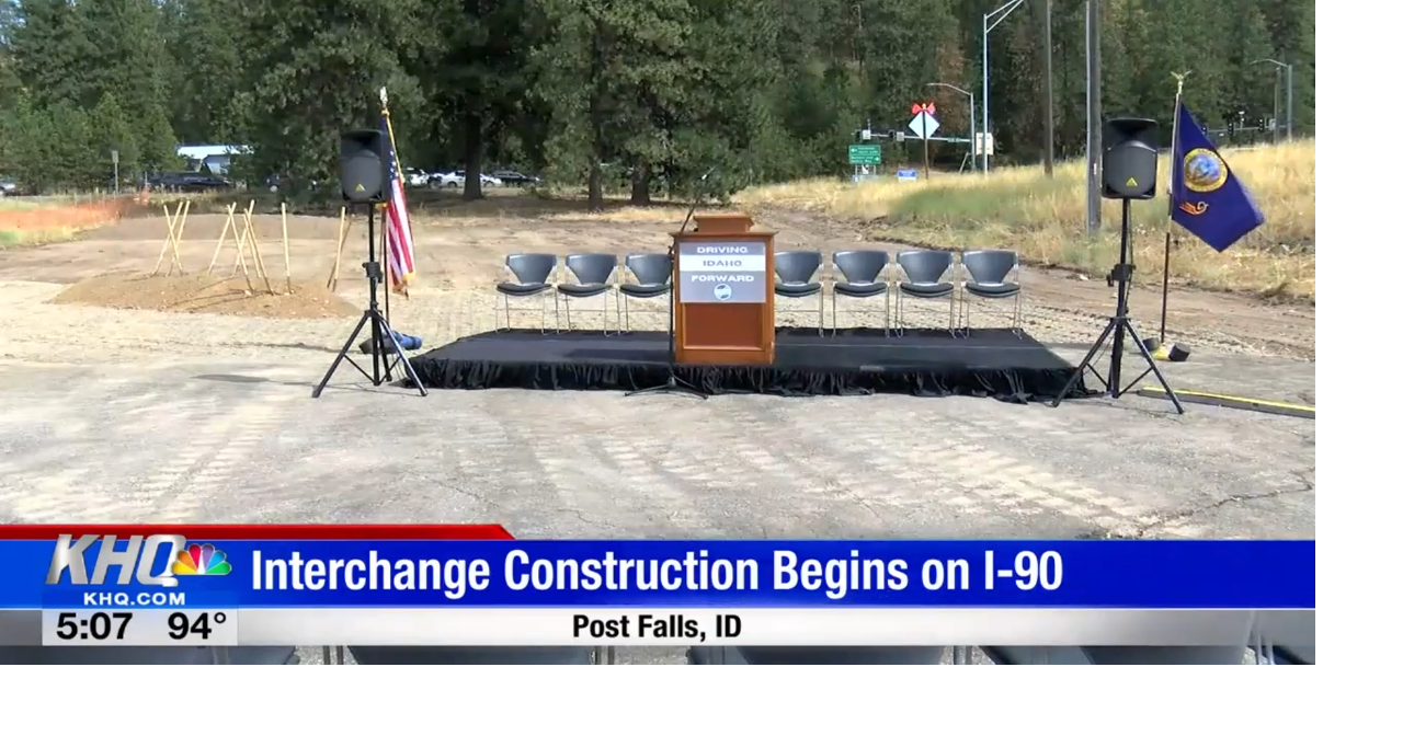 Groundbreaking happens for new Post Falls interchange | | khq.com