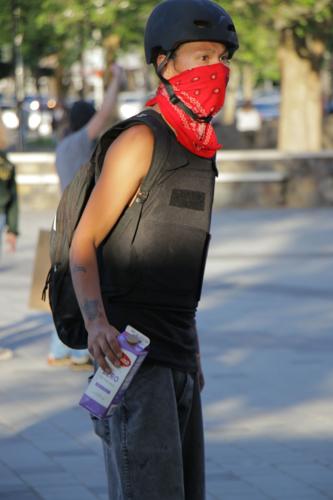 PHOTOS: Police are firing teargas and rubber bullets at protesters in ...