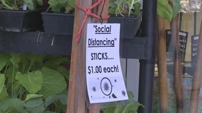 Company pokes fun and 'sells' social distancing sticks | Coronavirus ...