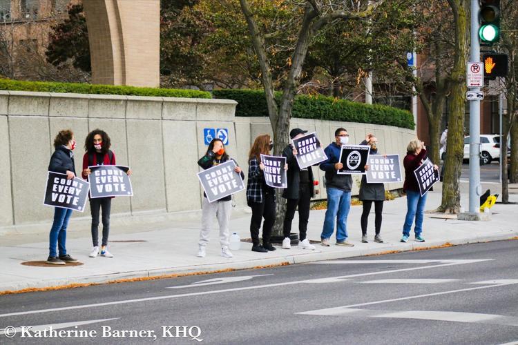 'Count every vote' group rallies in downtown Spokane | Election ...