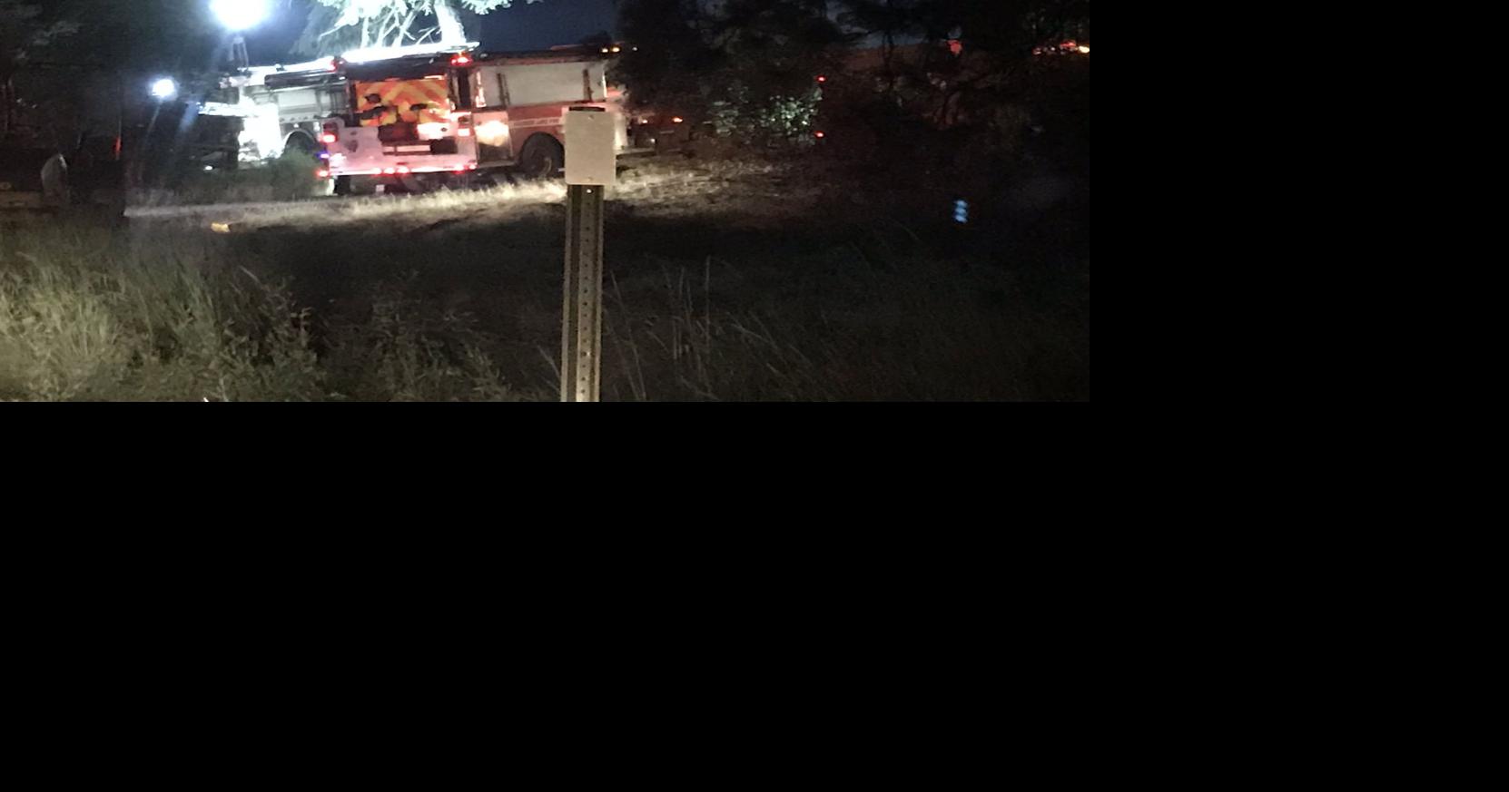 Fire crews work to contain brush fire burning in Bennett Bay near Lake ...