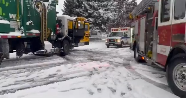 Crash between school bus and garbage truck leaves minor injuries ...