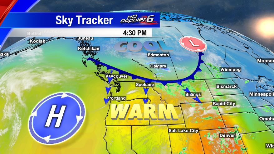 Cold Front Saturday Brings Gusty Winds, 20° Drop in Temperatures ...