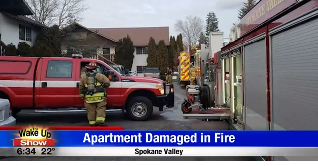 No one hurt in Spokane Valley apartment fire | Spokane News | khq.com