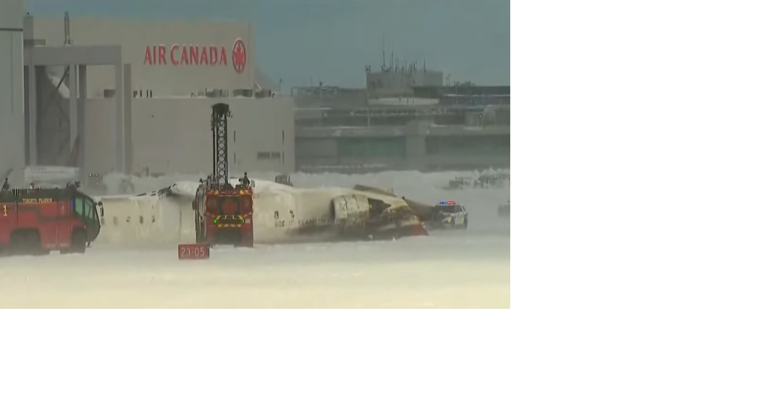 Delta Airlines plane upside down in Toronto, at least 8 injured ...