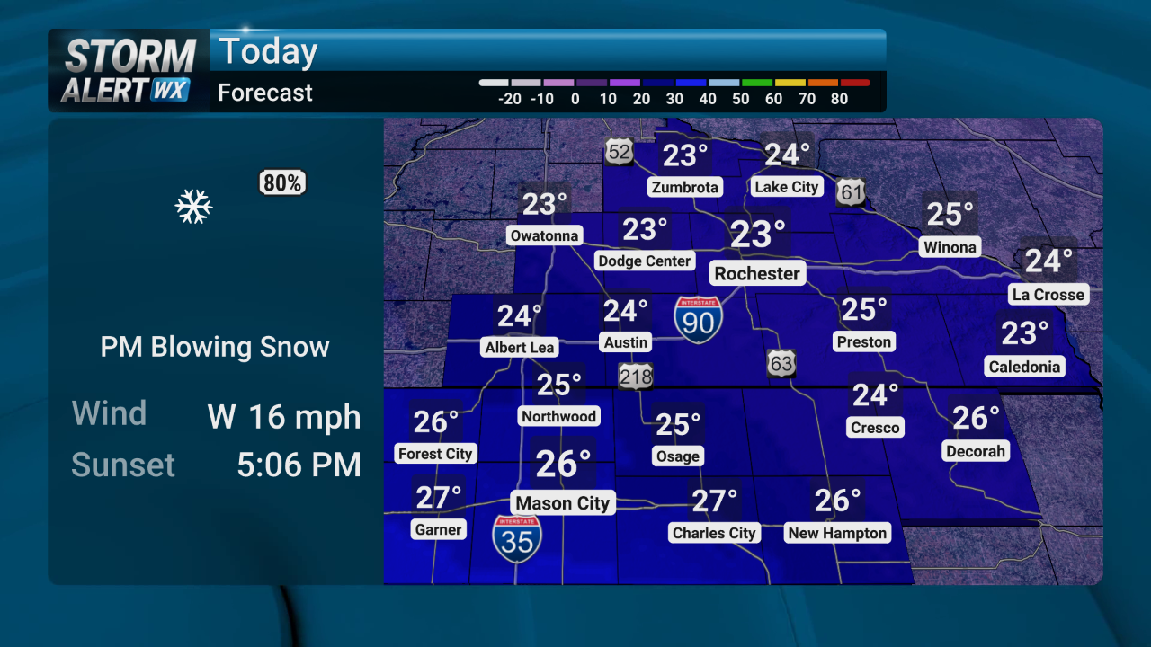 Storm Alert Wx 3: Blowing snow, reduced visibility Wednesday afternoon ...
