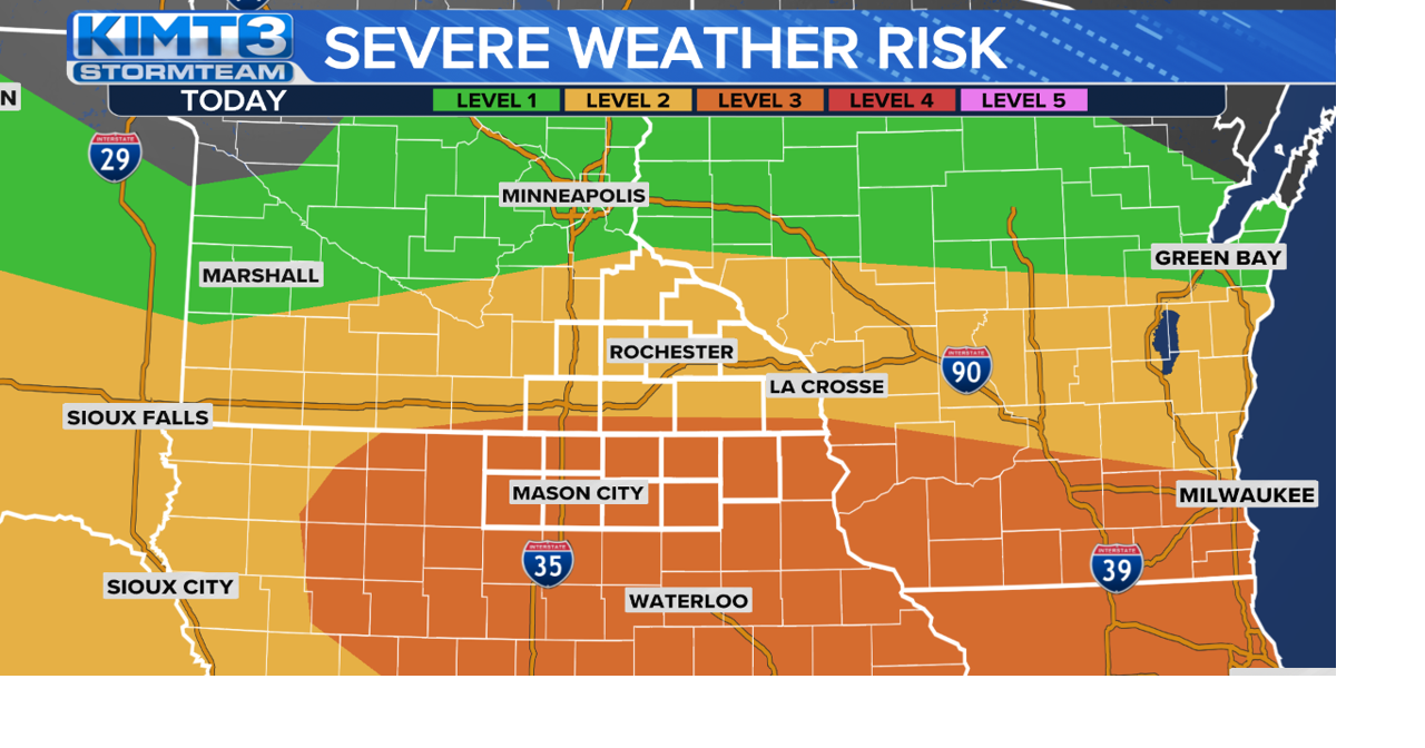 Enhanced risk for severe weather across the area on Friday | News ...