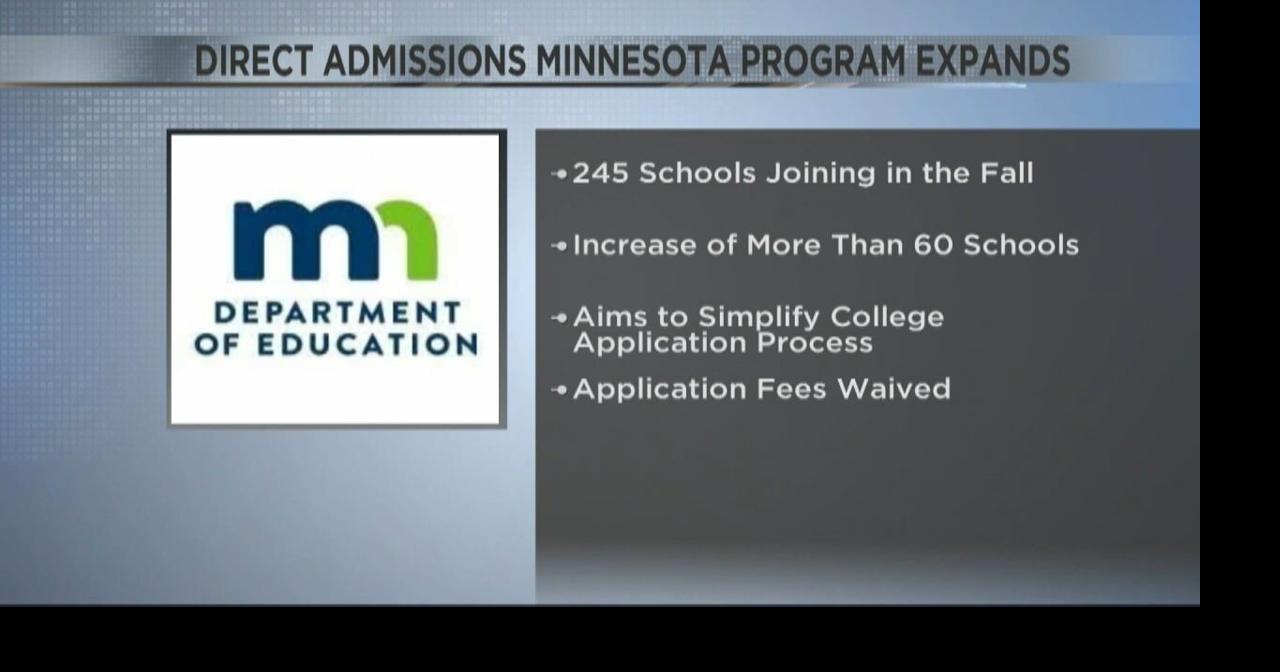 Direct Admissions Minnesota Program expands | Video | kimt.com