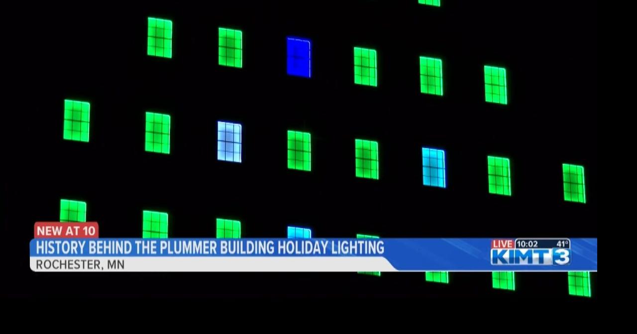 The story behind Mayo Clinic's holiday lighting of the Plummer Building ...