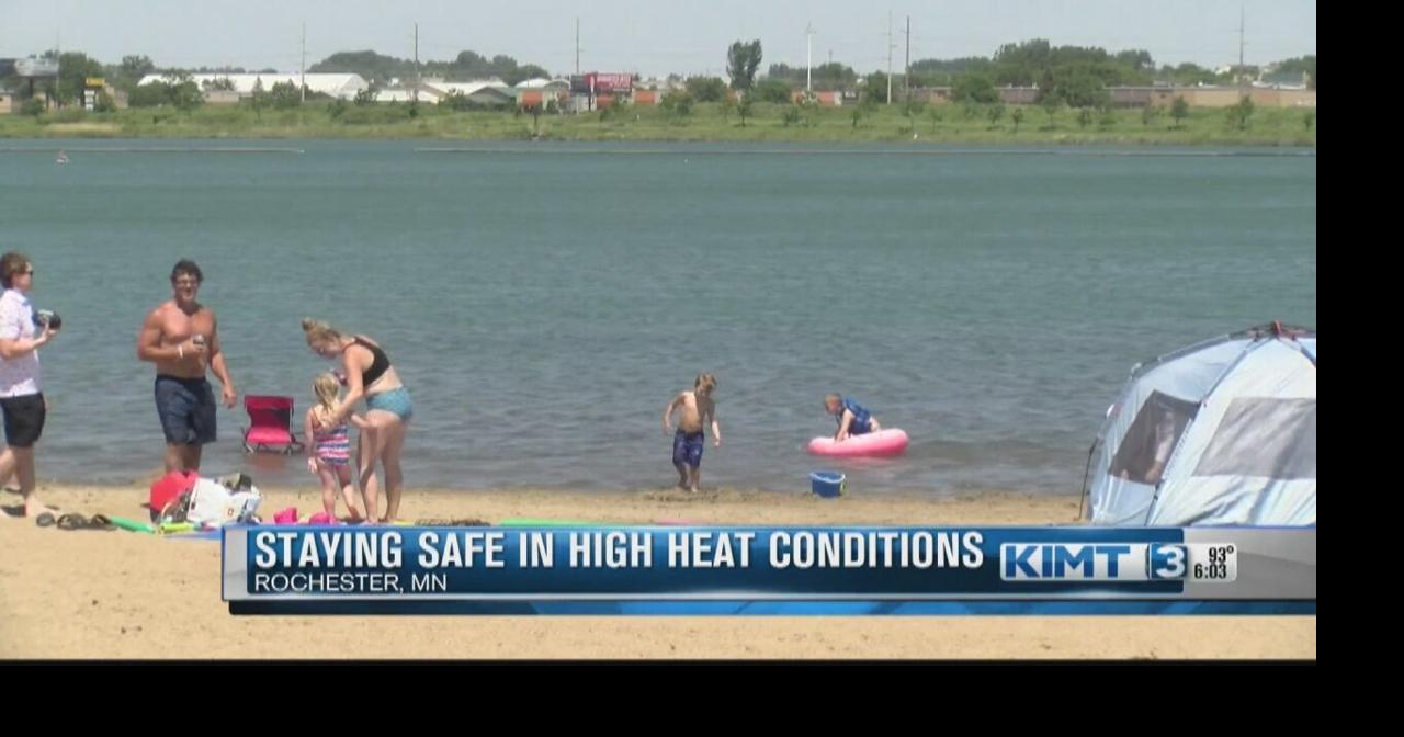 Rochester cools off at Cascade Lake Beach on a scorching first weekend ...