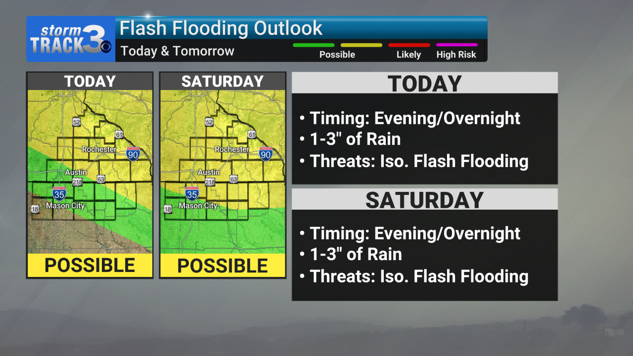 StormTrack 3: Severe weather, flash flooding threat thru weekend | News ...