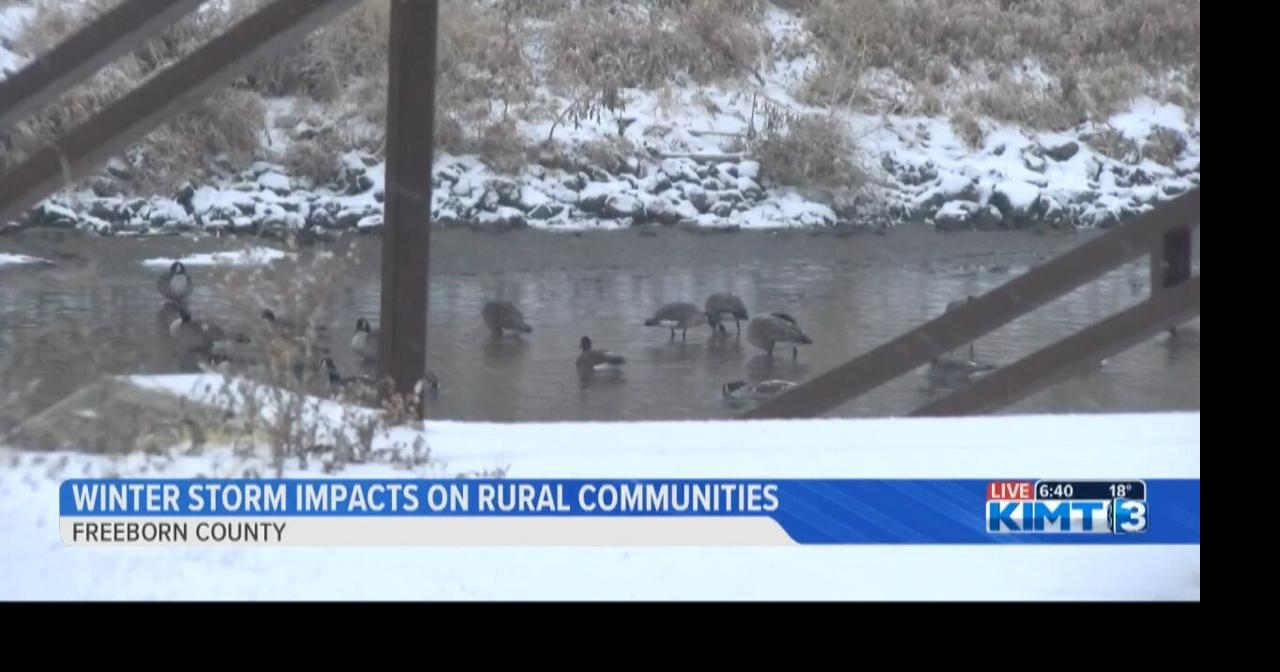 Winter storm impacts on rural communities | Multimedia | kimt.com