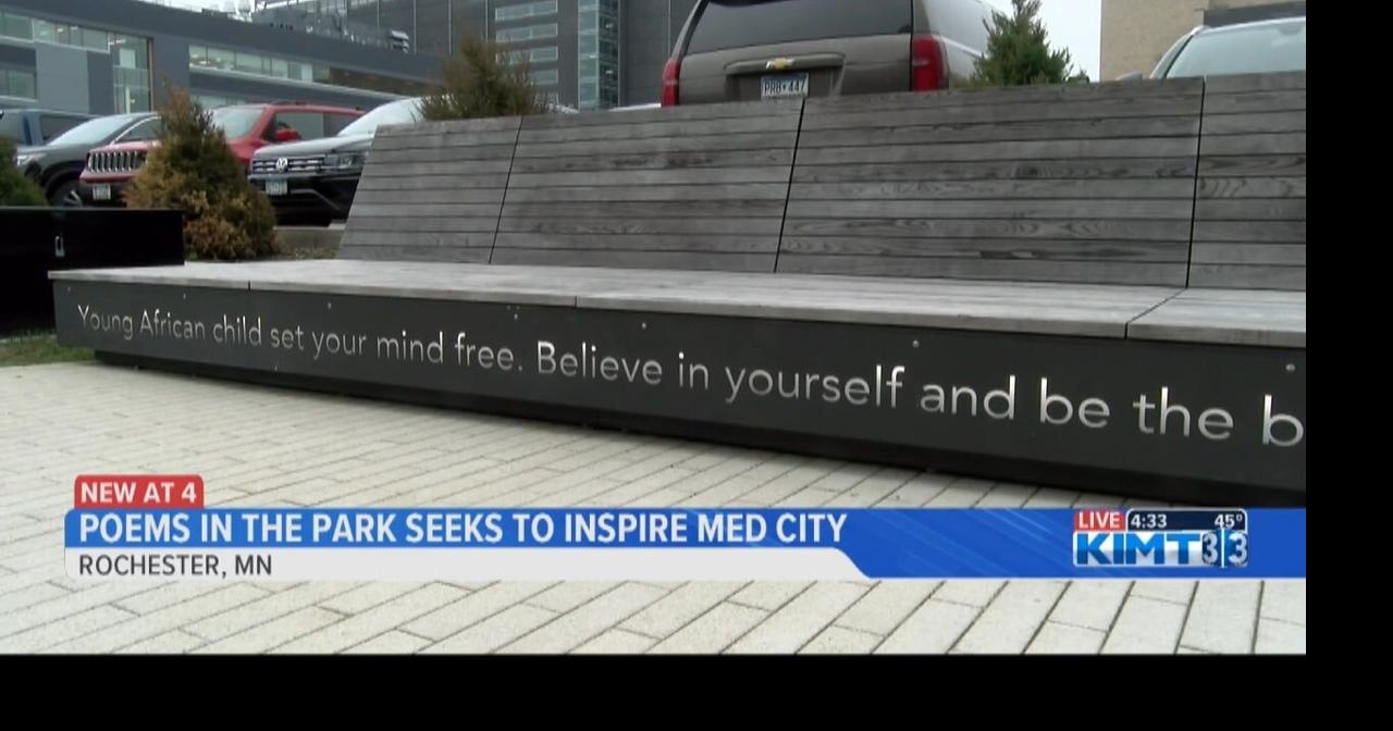 City of Rochester celebrates installation of Poems in the Park | News ...