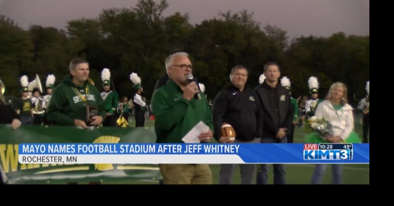 Mayo High School names football field after retired Athletic Director ...