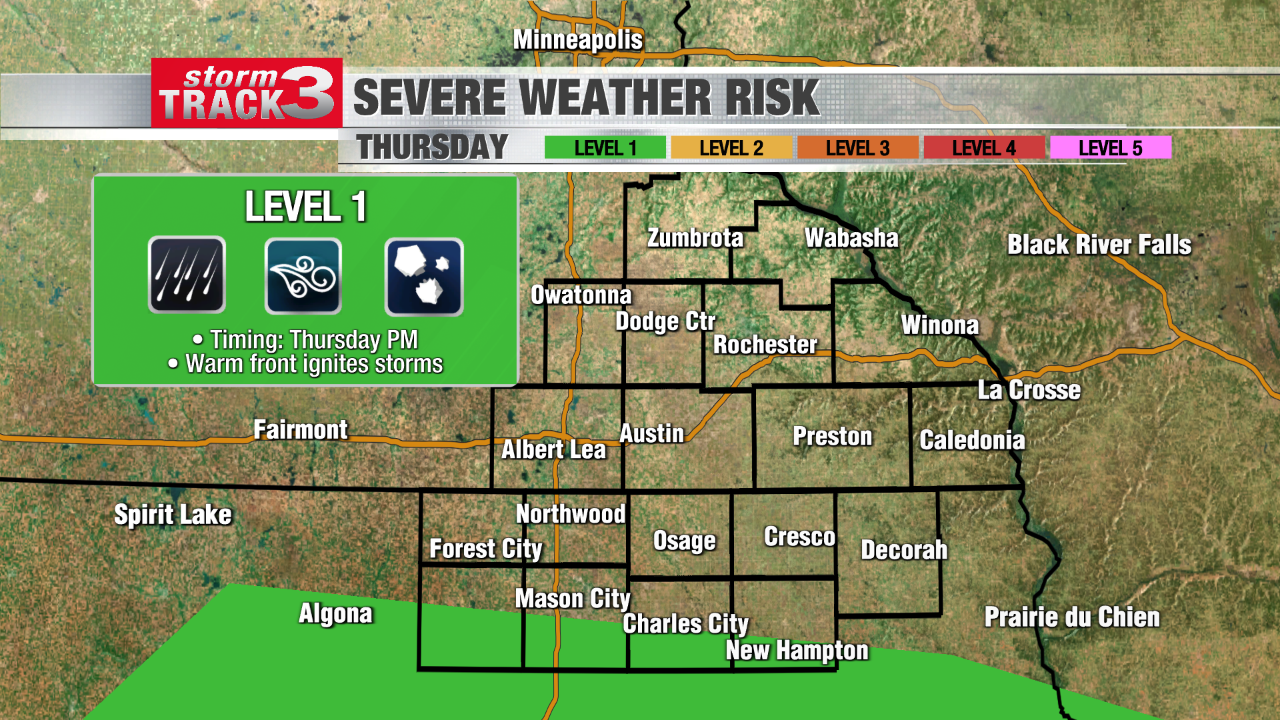 StormTrack 3: Spotty showers Tuesday, storms to end week? | News | kimt.com