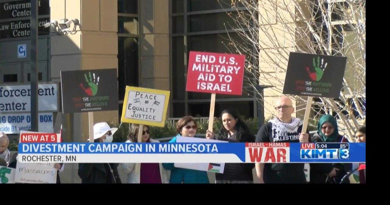 Divestment from Israel campaign comes to Med City | News | kimt.com