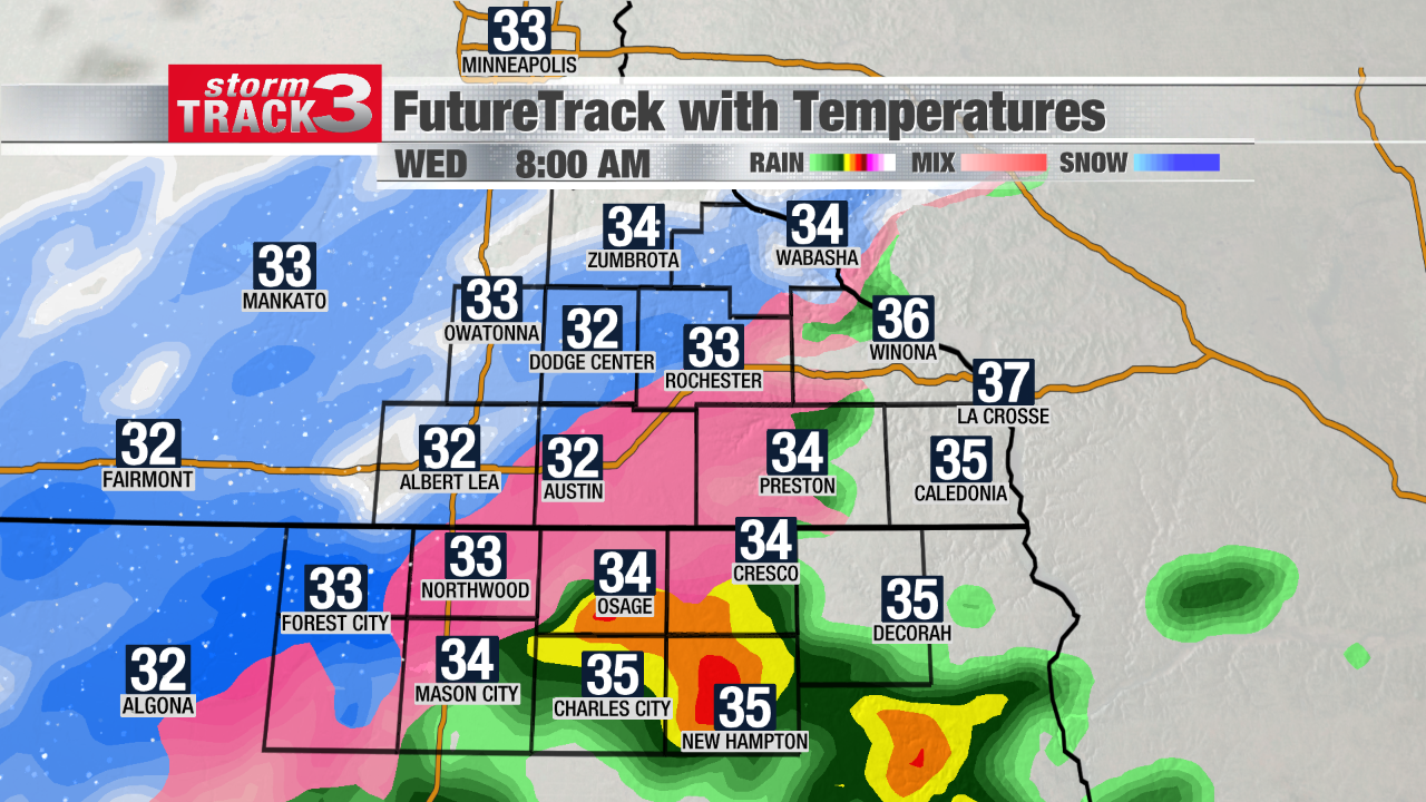 StormTrack 3: Nice Tuesday, blizzard Wednesday | News | kimt.com