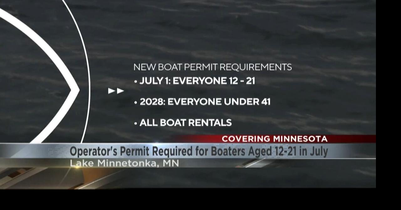 New permit requirements for Minnesota boaters to begin July 1 | Video ...