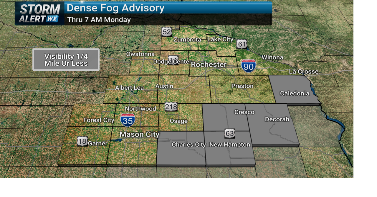 Dense Fog Advisory issued for foggy Tuesday morning | News | kimt.com