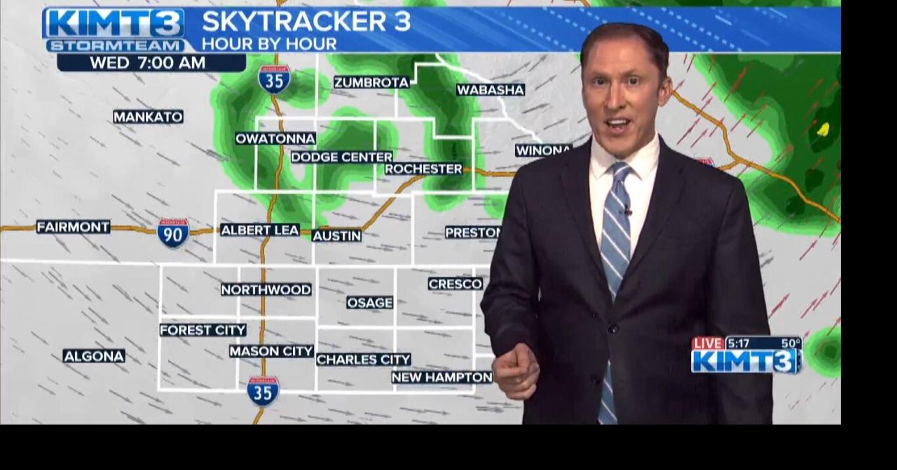 Chief Meteorologist Aaron White tracks a Tornado Warning in Iowa ...