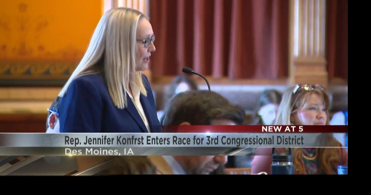 Rep. Jennifer Konfrst enters race for Iowa's 3rd Congressional District ...