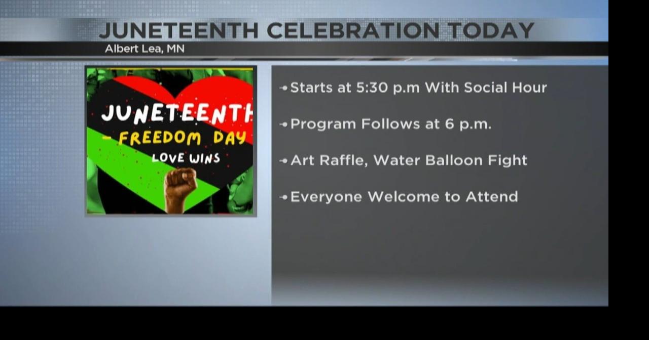 Juneteenth celebration taking place Thursday in Albert Lea | Video ...