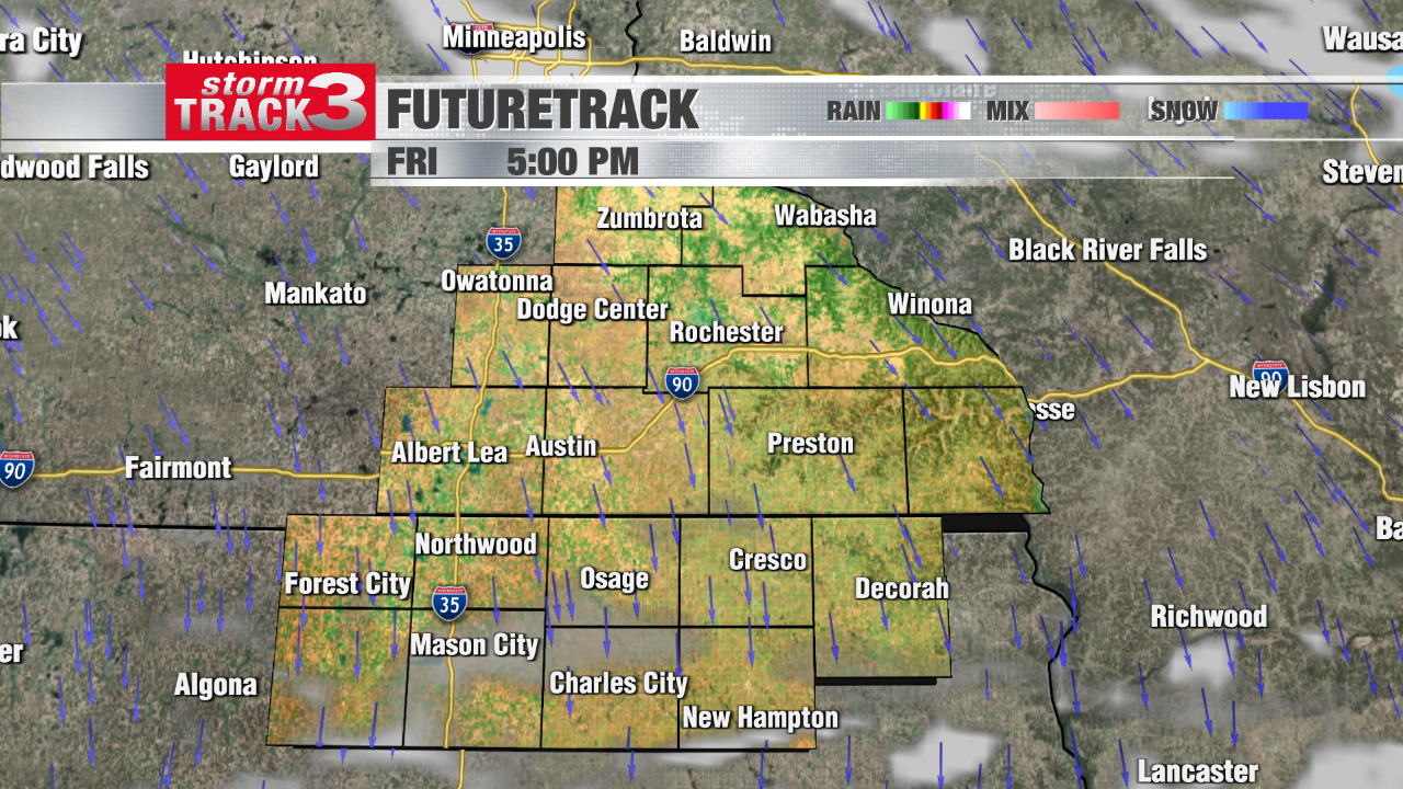 StormTrack 3: Snow Friday morning, warming up next week | News | kimt.com