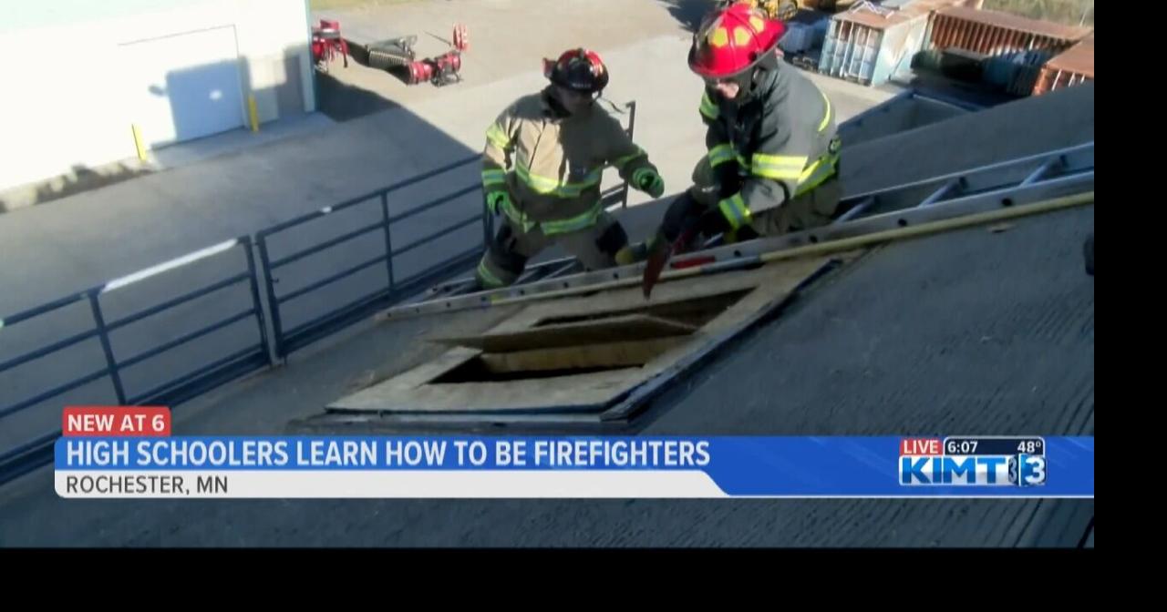High schoolers learn how to be firefighters | Health | kimt.com