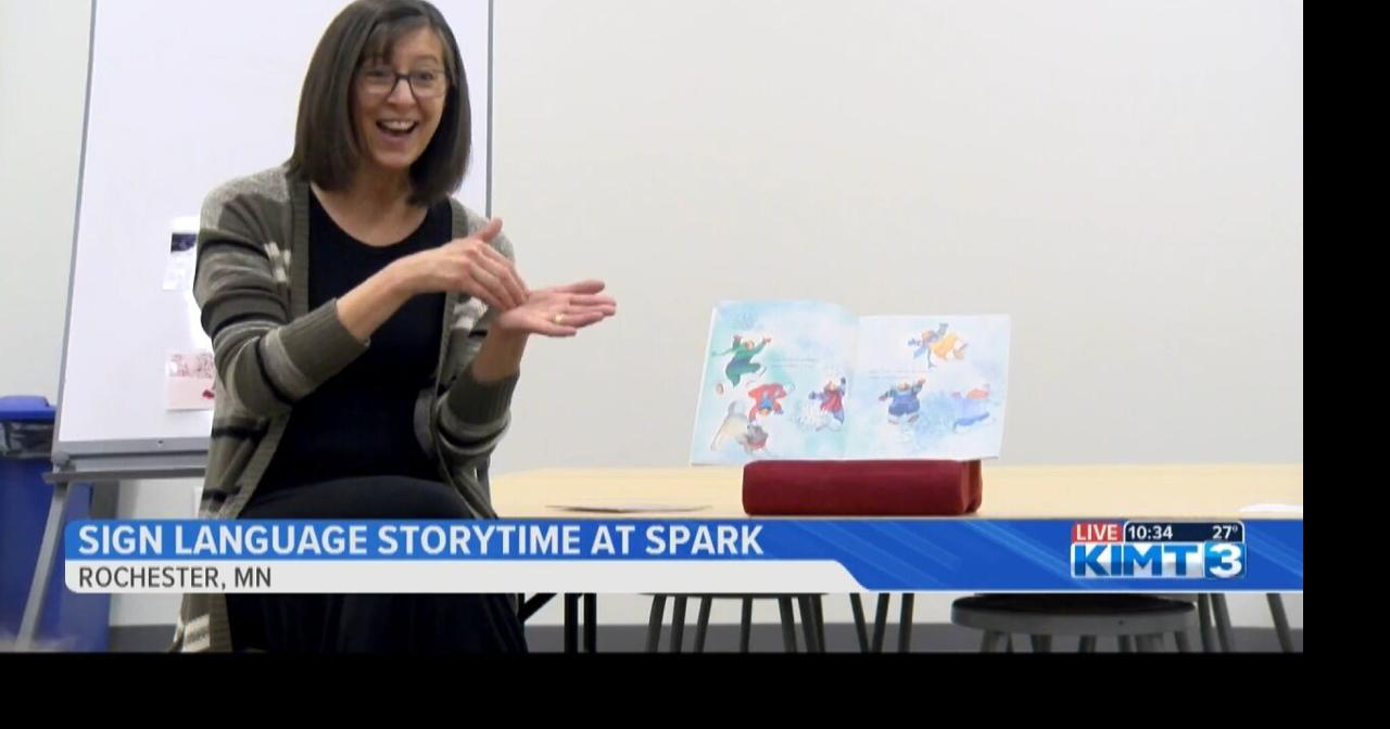 Sign language story time at Spark | Video | kimt.com