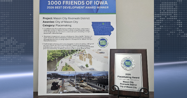 Mason City's Riverwalk named among the best developmen projects in Iowa ...