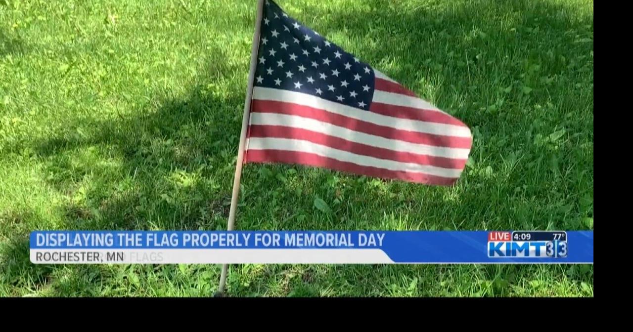 Local flag shop owner discusses how to respectfully display a flag ...