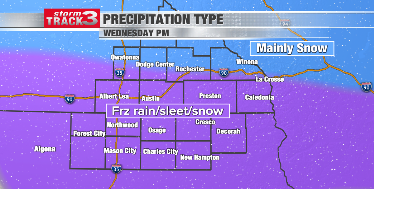 StormTrack 3: Mixed bag Wednesday, impactful snow Saturday? | News ...