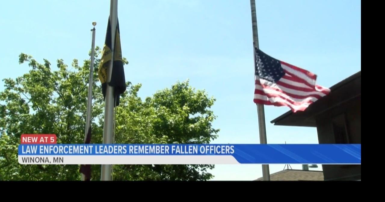 Winona Law Enforcement remembers fallen officers | News | kimt.com