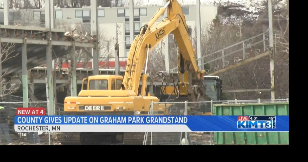 Olmsted County Gives Update on the Graham Park Grandstand | News | kimt.com