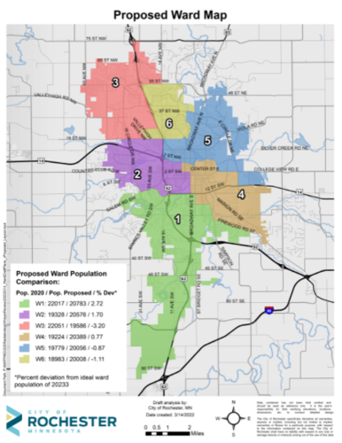 New election boundary map to be presented to Rochester City Council ...