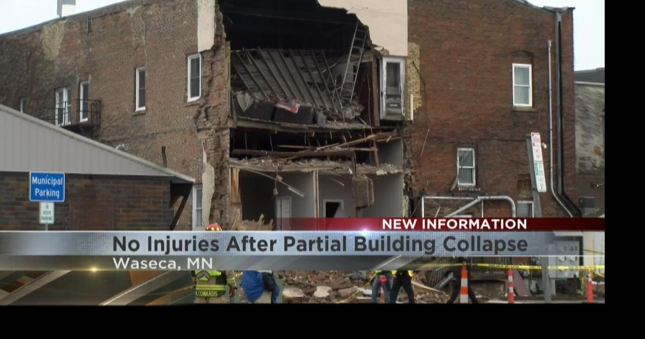 First responders support tenants displaced by partial building collapse ...