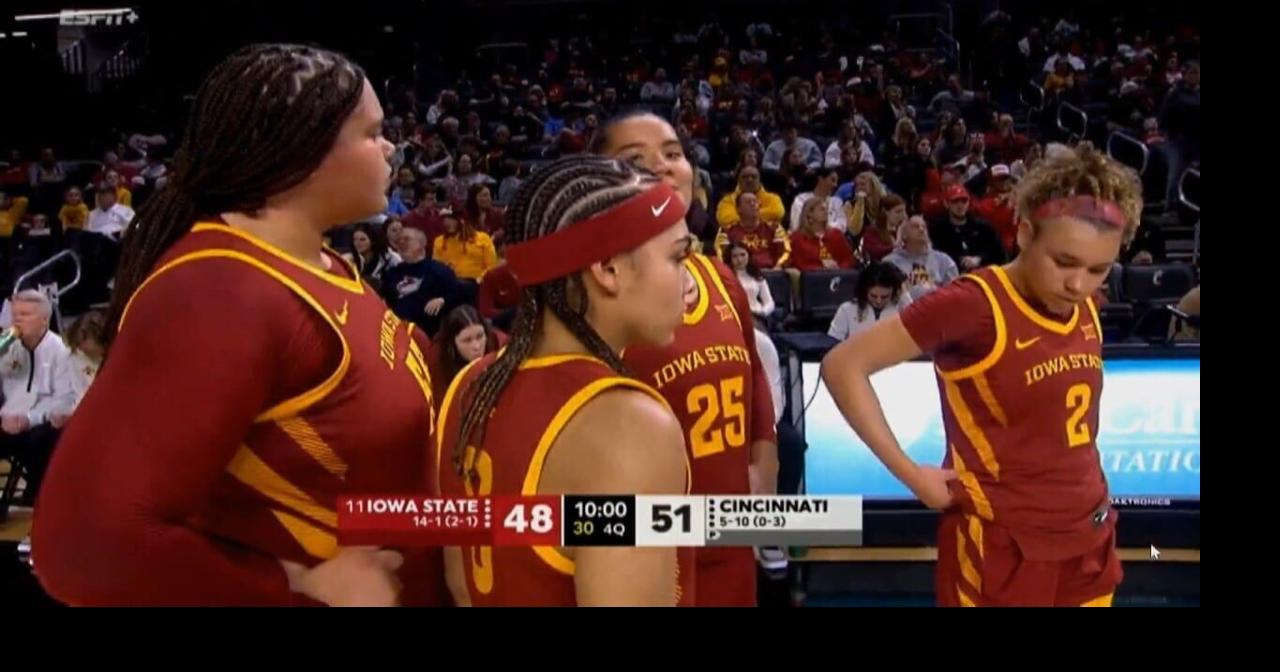 Cincinnati women beat No. 11 Iowa State 71-63 for 1st win over ranked ...