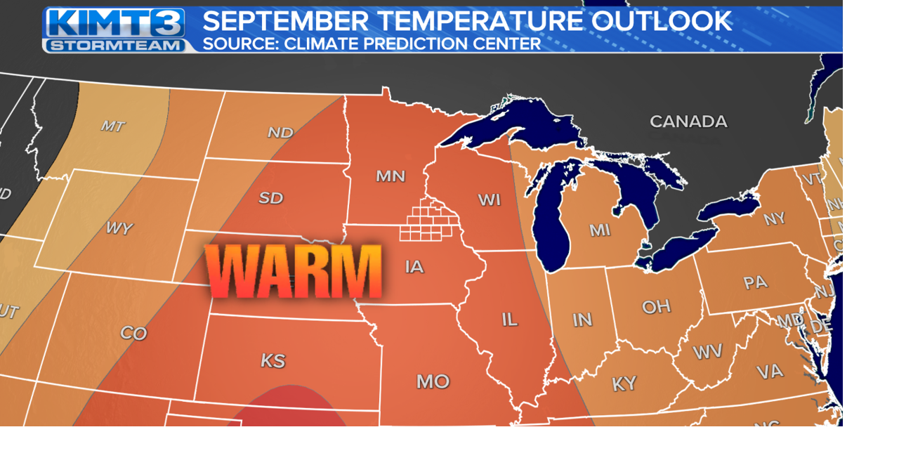 September is projected to be warm and dry across the Upper Midwest ...