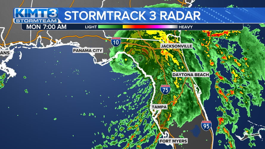 Hurricane Debby makes landfall on Florida's Big Bend | News | kimt.com