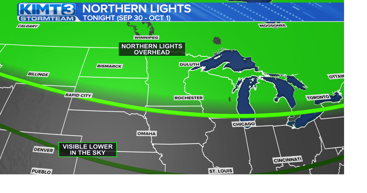 The Northern Lights may be visible across the Upper Midwest | News | kimt.com